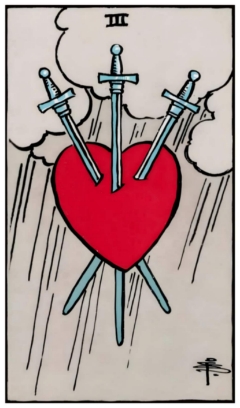 Three of Swords – Tarot Card List